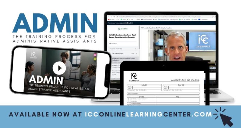 ADMIN Audio Workbook 1 - Real Estate Coaching - Icenhower Coaching