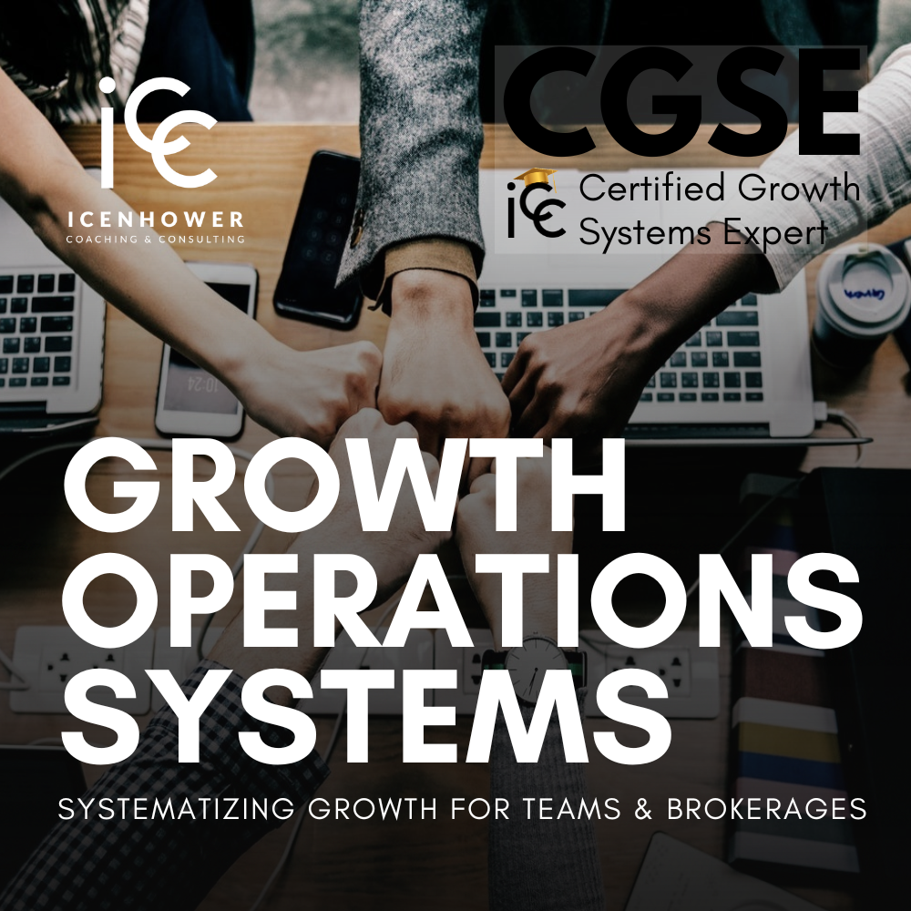 Growth Operations Systems - Real Estate Coaching - Icenhower Coaching